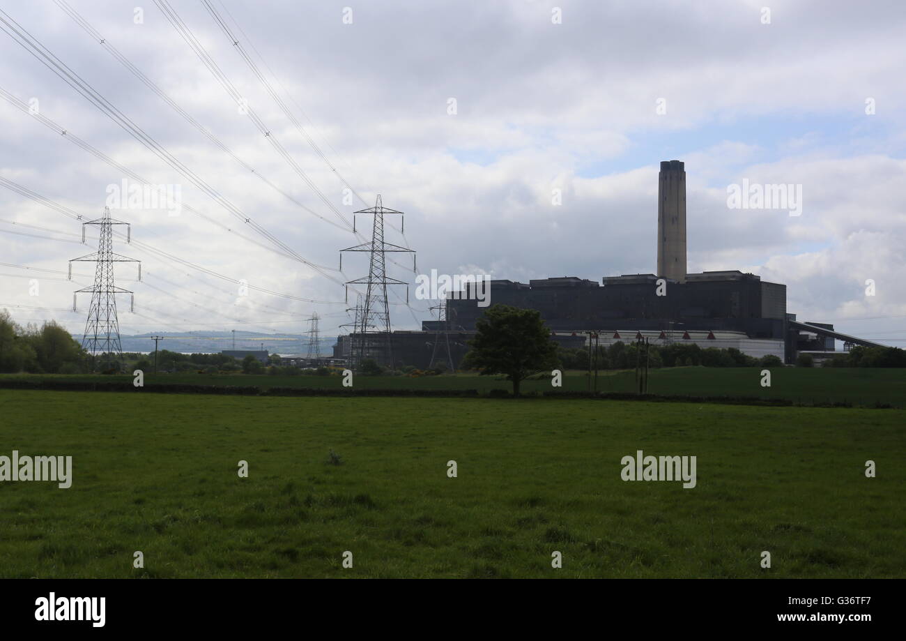 Longannet power station Fife Scotland May 2016 Stock Photo - Alamy