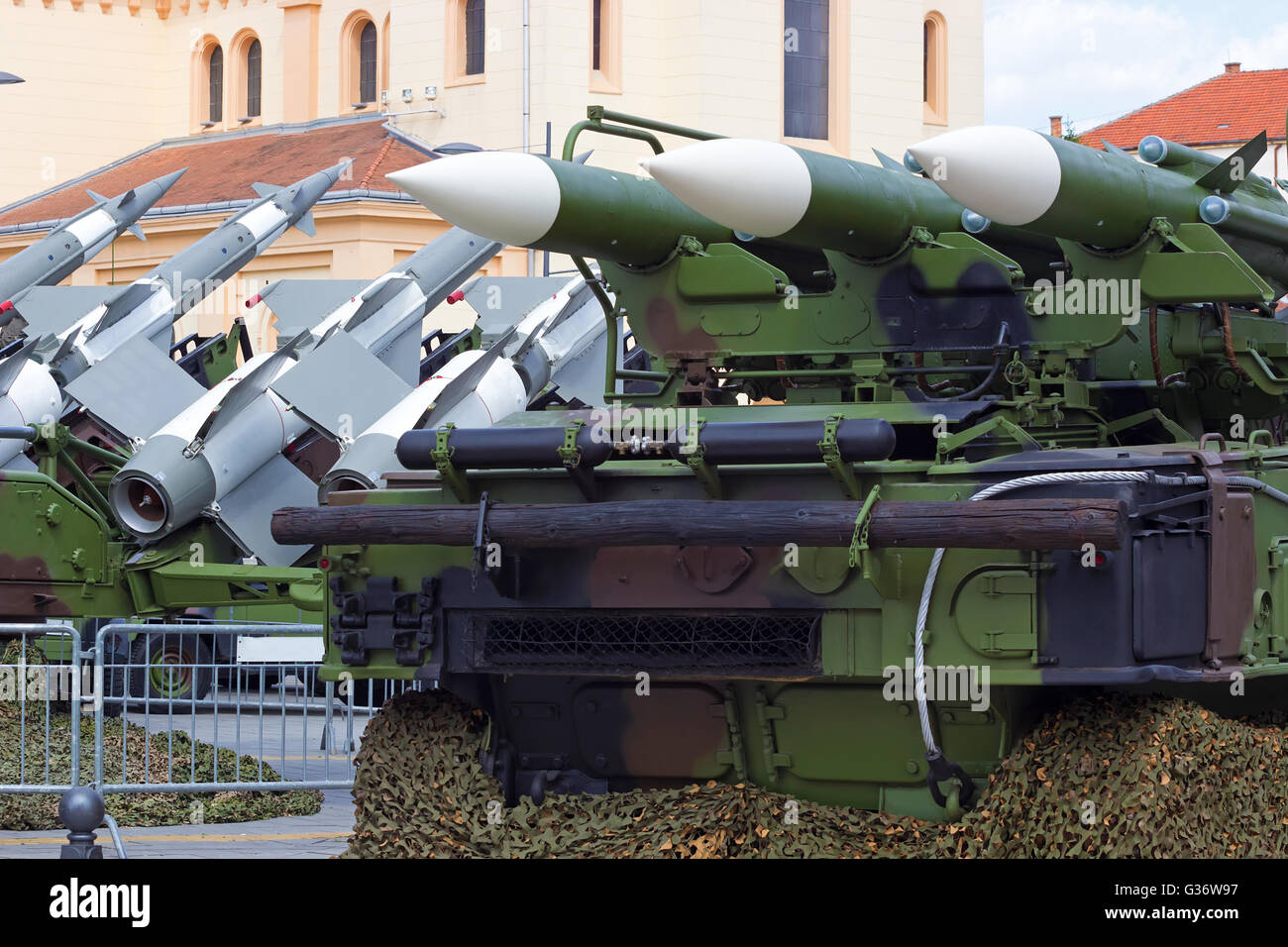 Surface-to-air missile systems Stock Photo - Alamy