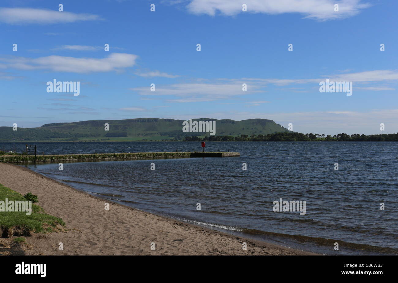 Loch Leven and Benarty Hill Scotland June 2016 Stock Photo - Alamy