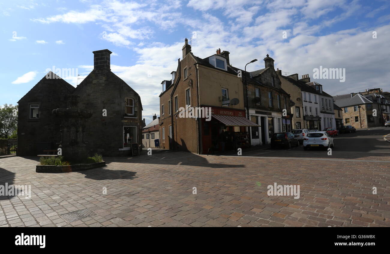Kinross street scene Scotland June 2016 Stock Photo - Alamy