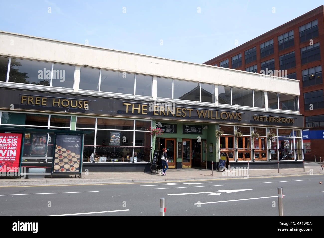 The Ernest Willow, a Wetherspoon's pub on City Road, Cardiff. 9th June ...