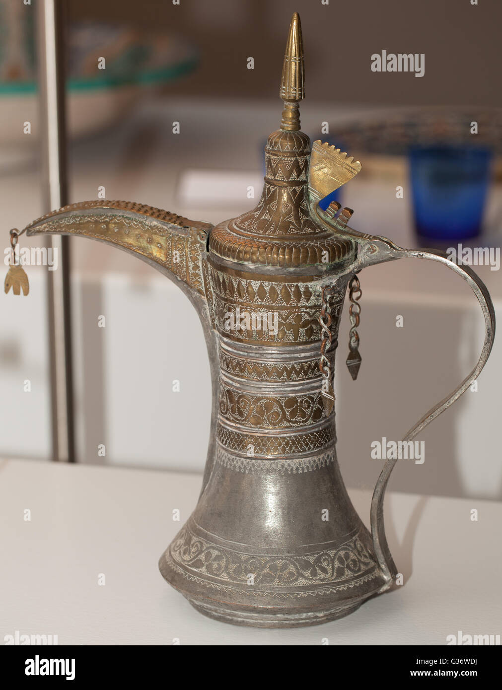 Antique Middle Eastern Tea Pot from early 1600 Stock Photo - Alamy