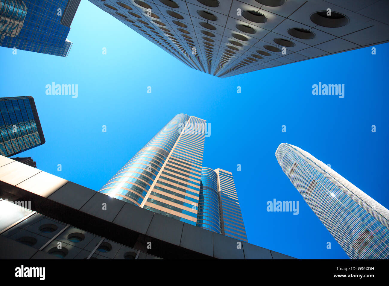Hong Kong Modern Architectures Stock Photo - Alamy