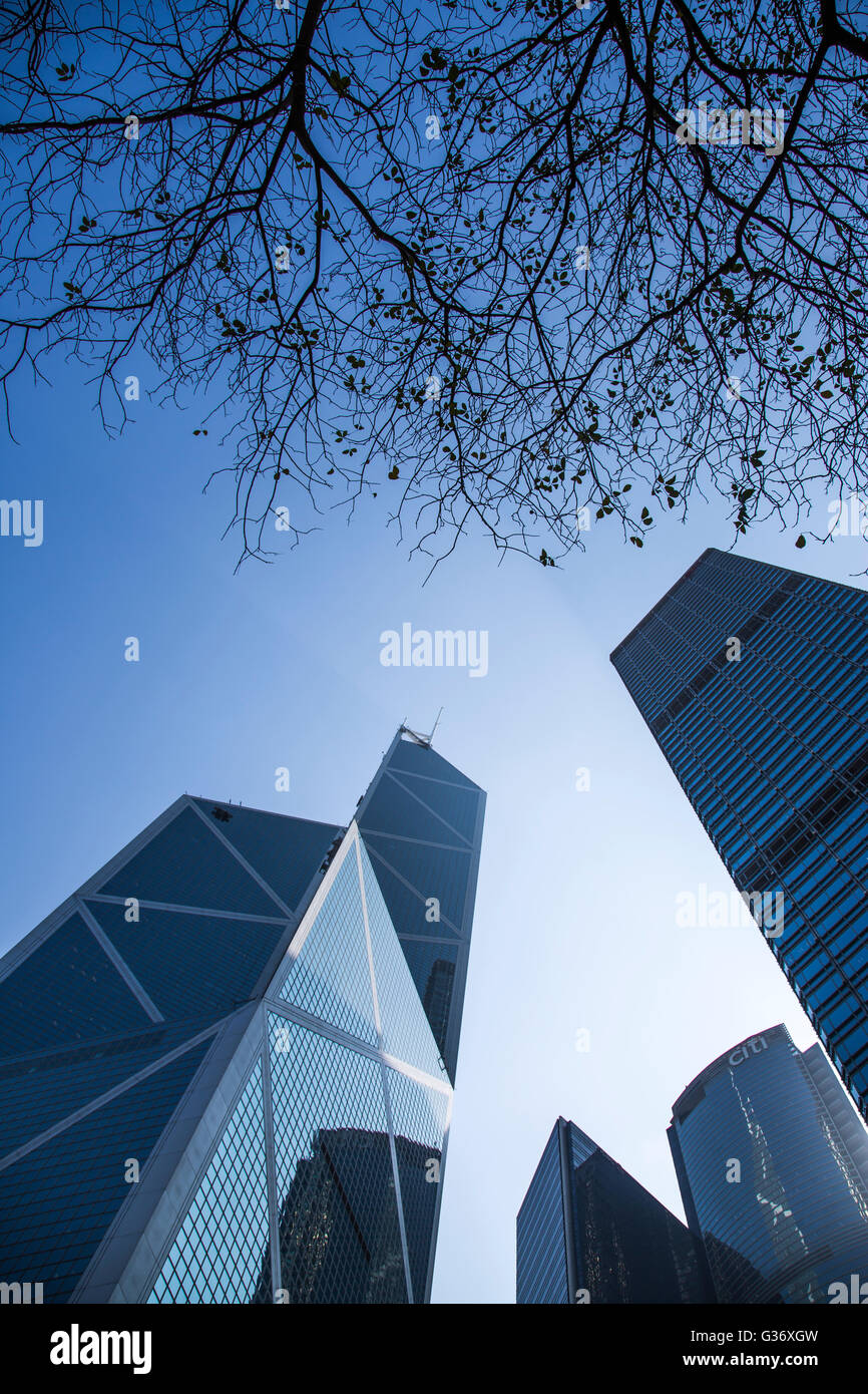 Hong Kong Modern Architectures Stock Photo - Alamy