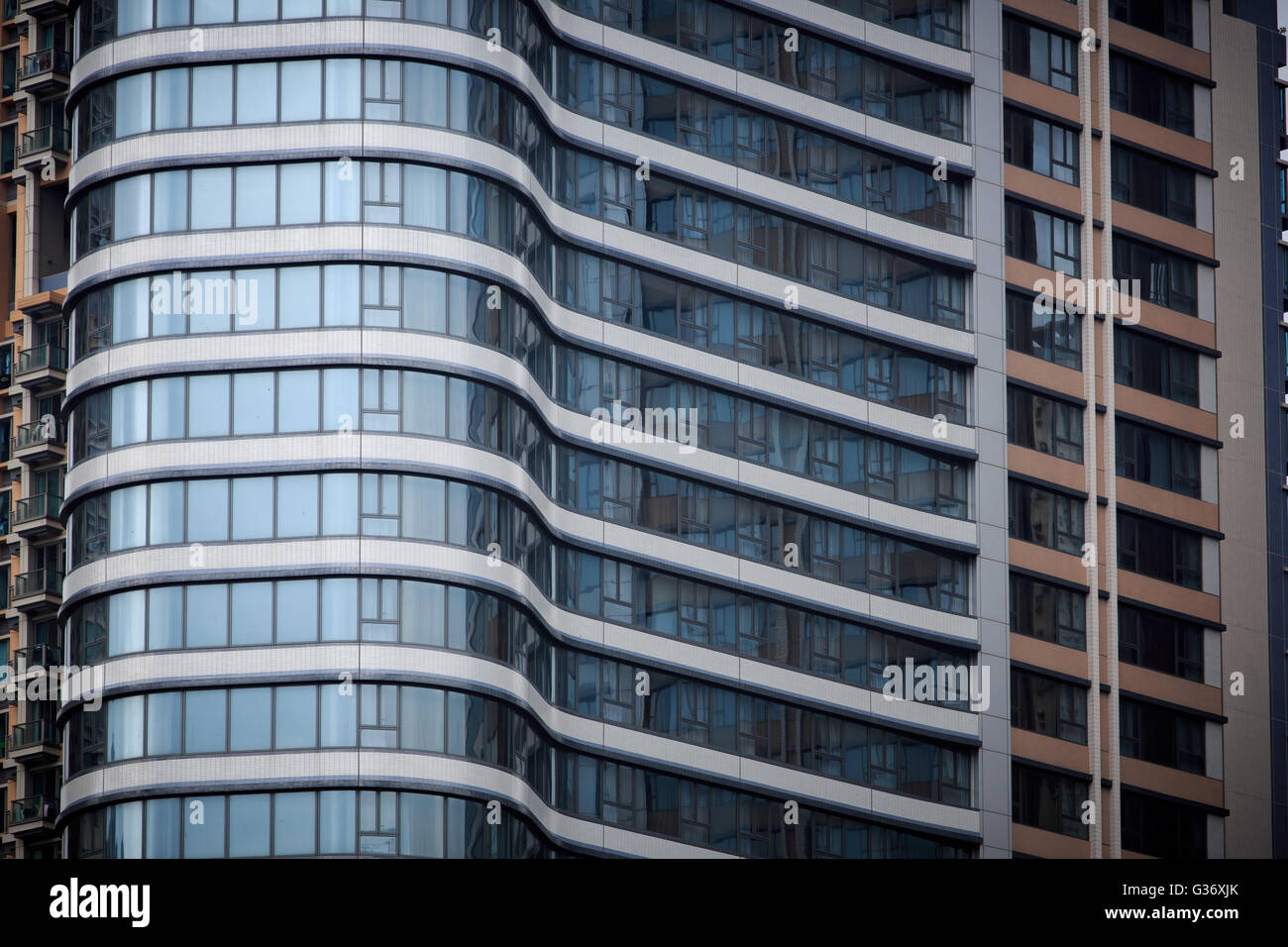 Hong Kong Modern Architectures Stock Photo - Alamy