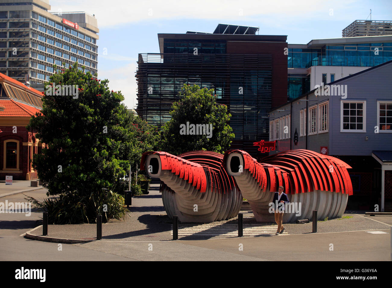 Wellington's Lobster loos, waterfront Stock Photo - Alamy