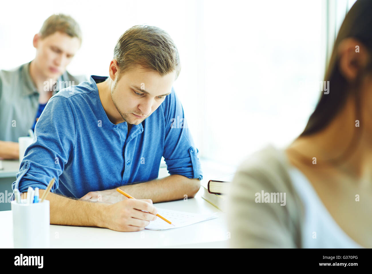 Exam teenager hi-res stock photography and images - Alamy