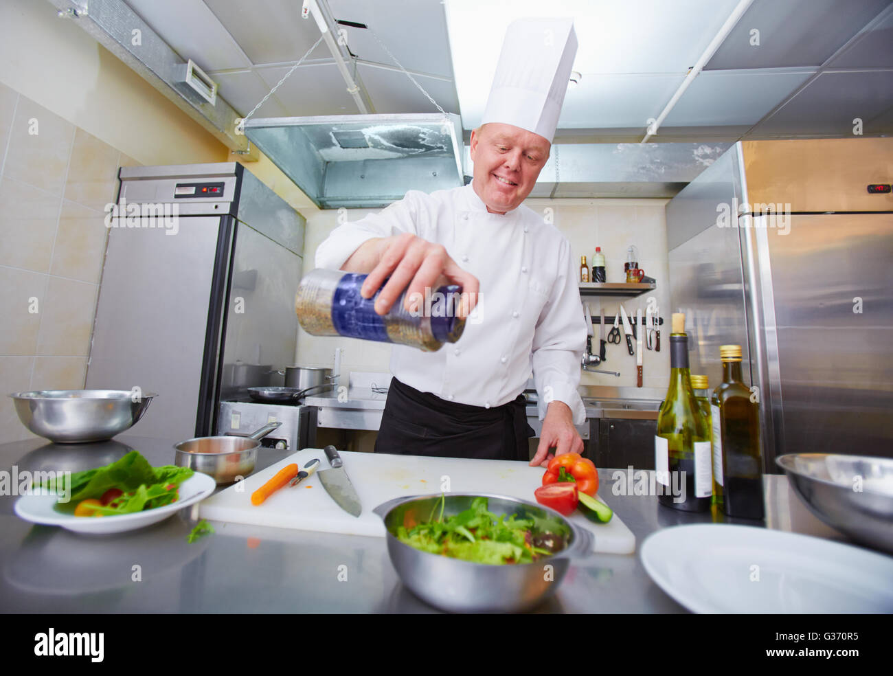 Seasoning with spices Stock Photo - Alamy