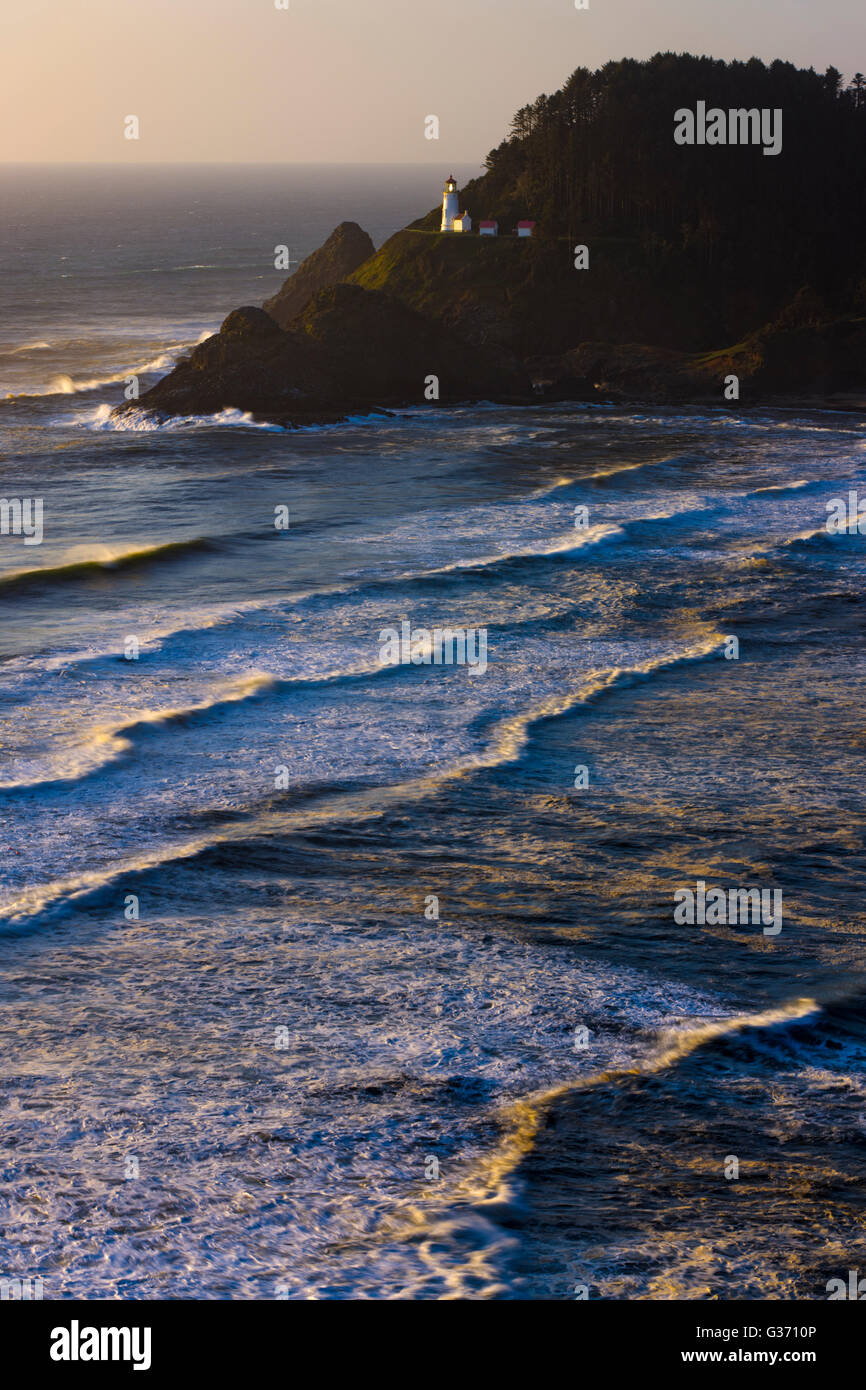 Heceta Lighthouse on Oregon Coast Stock Photo - Alamy