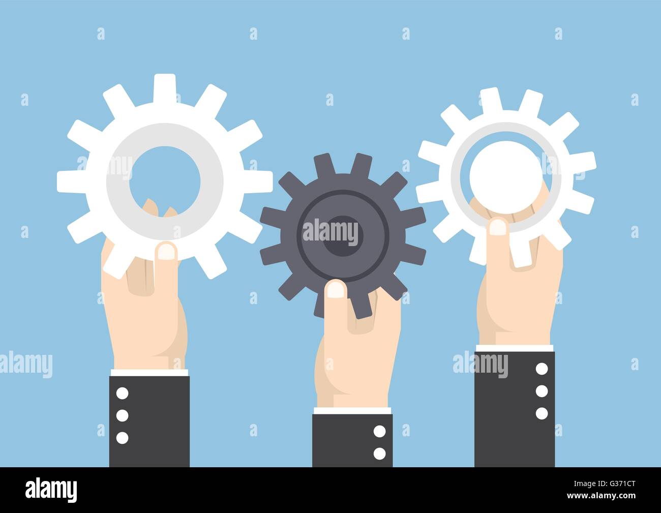 Wheel teamwork hi-res stock photography and images - Alamy