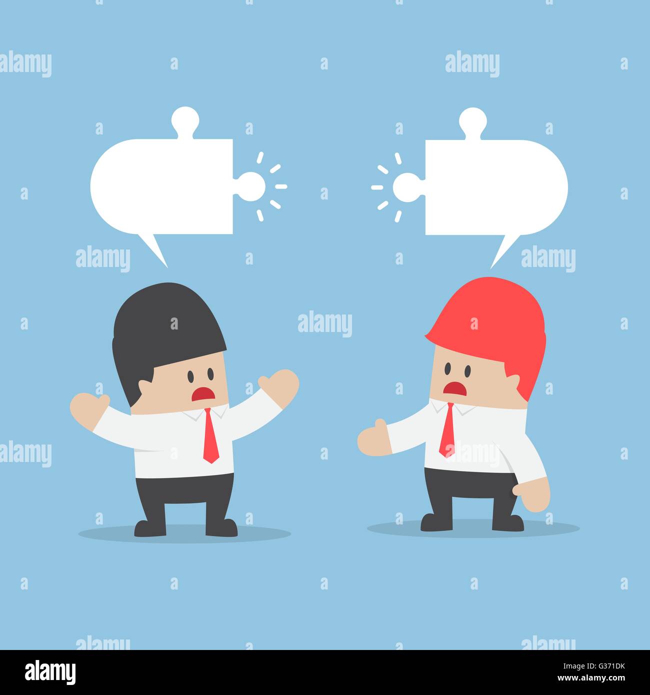 Different opinions Stock Vector Images - Alamy