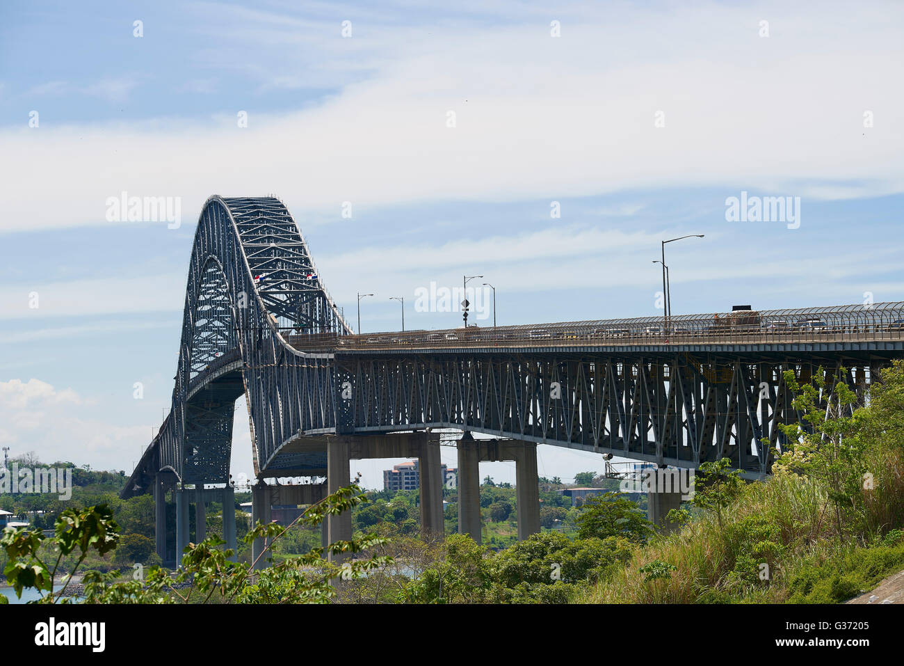 Bridge of the Americas, Panama City, Republic of Panama, Central ...