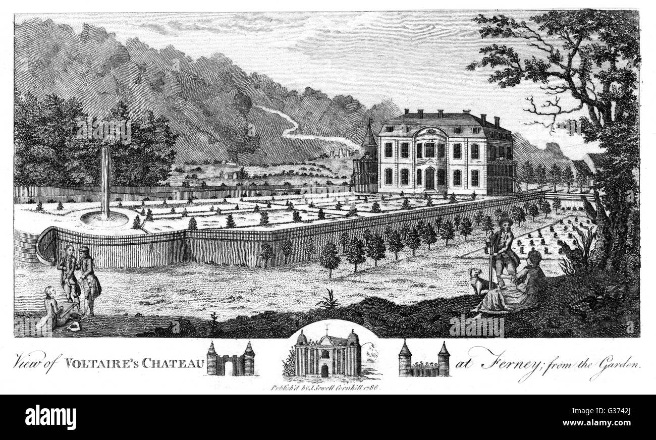 Voltaires home at ferney hi-res stock photography and images - Alamy