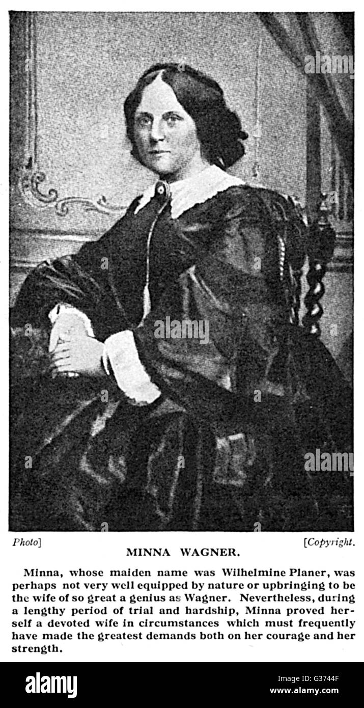 First wife of richard wagner hi-res stock photography and images - Alamy