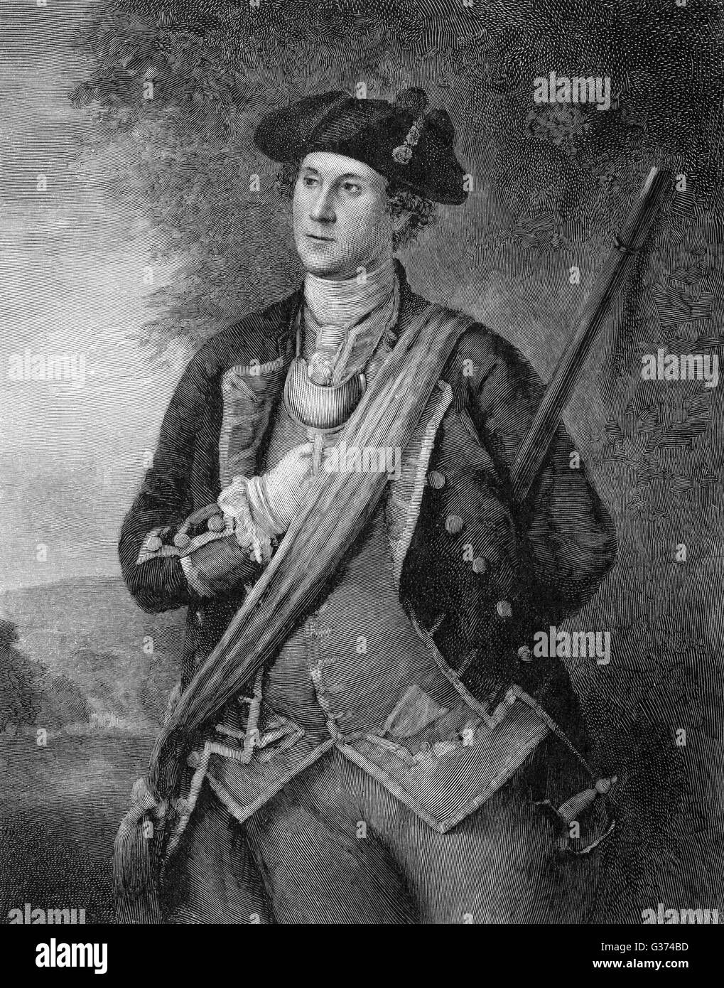 George washington 1732 1799 Black and White Stock Photos & Images - Alamy