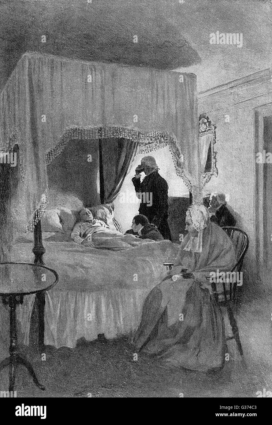 Deathbed History Black and White Stock Photos & Images - Alamy