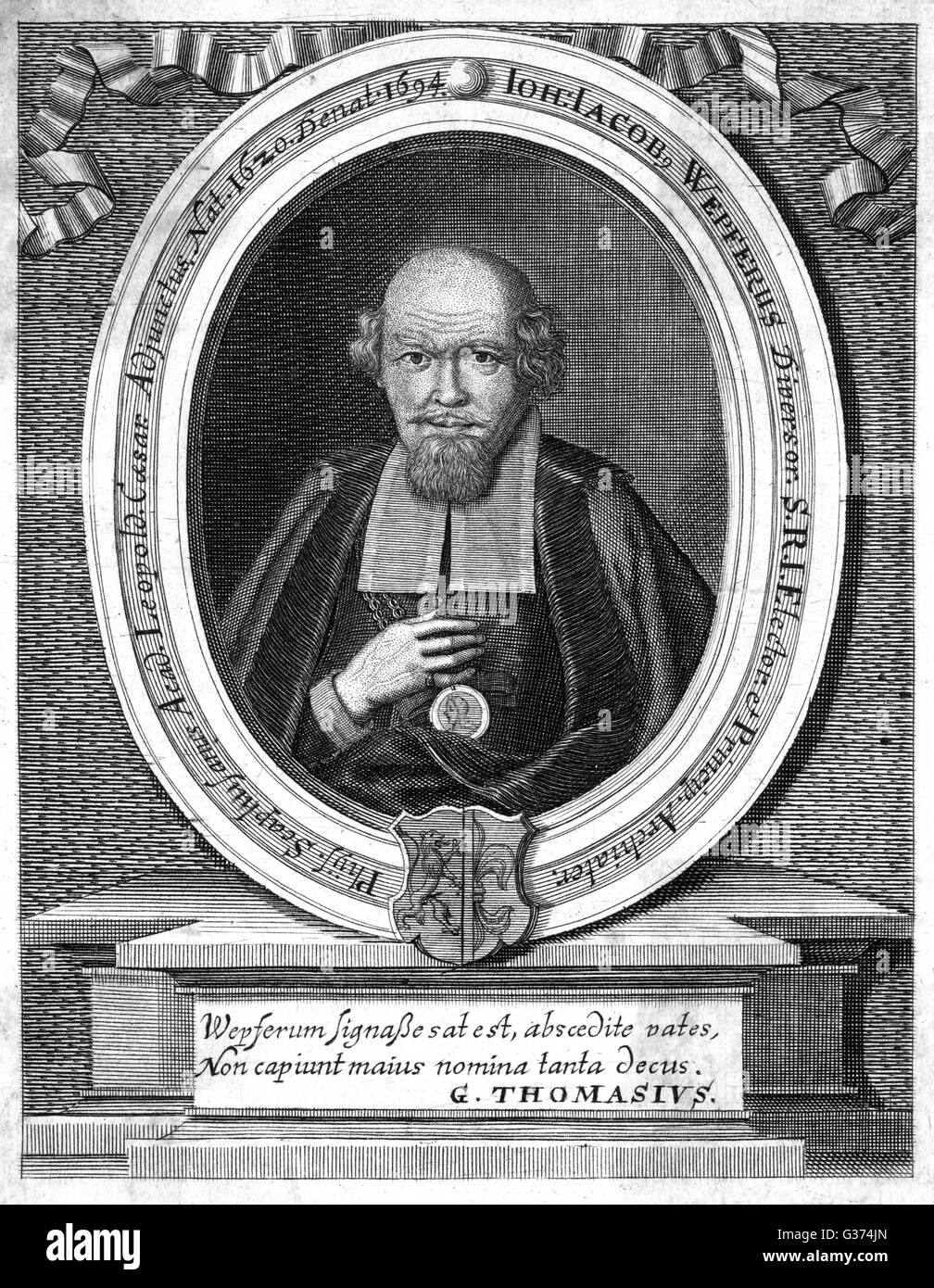 JOHANN JACOB WEPFER Swiss physician and medical writer Date: 1620 ...