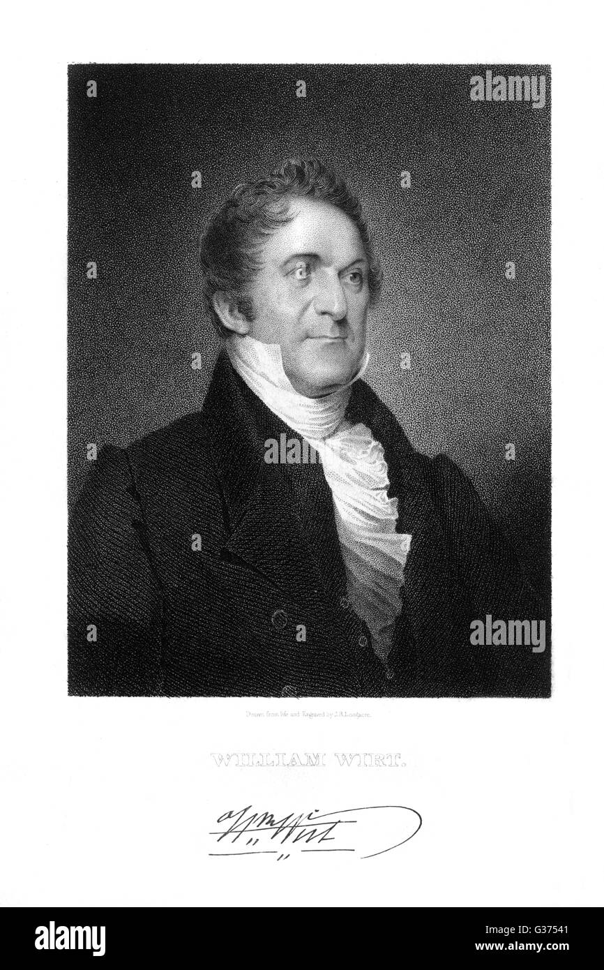 William wirt Cut Out Stock Images & Pictures - Alamy