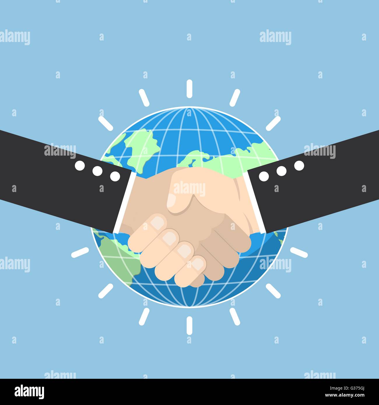 Business Handshake World