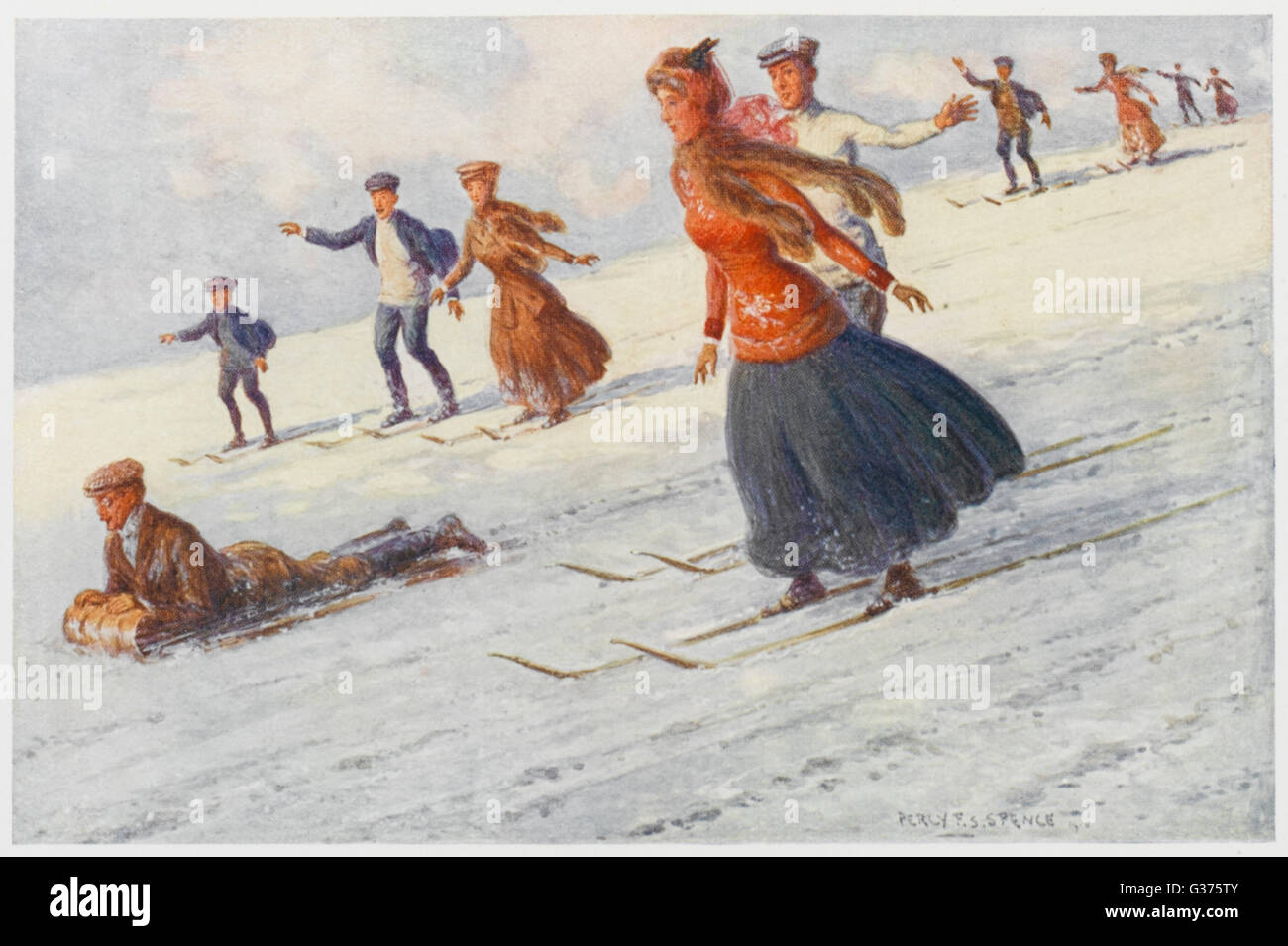 Sledge - Ski Australia Stock Photo - Alamy