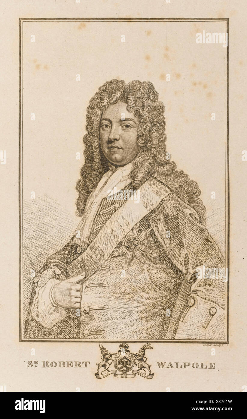 Robert walpole prime minister hi-res stock photography and images - Alamy