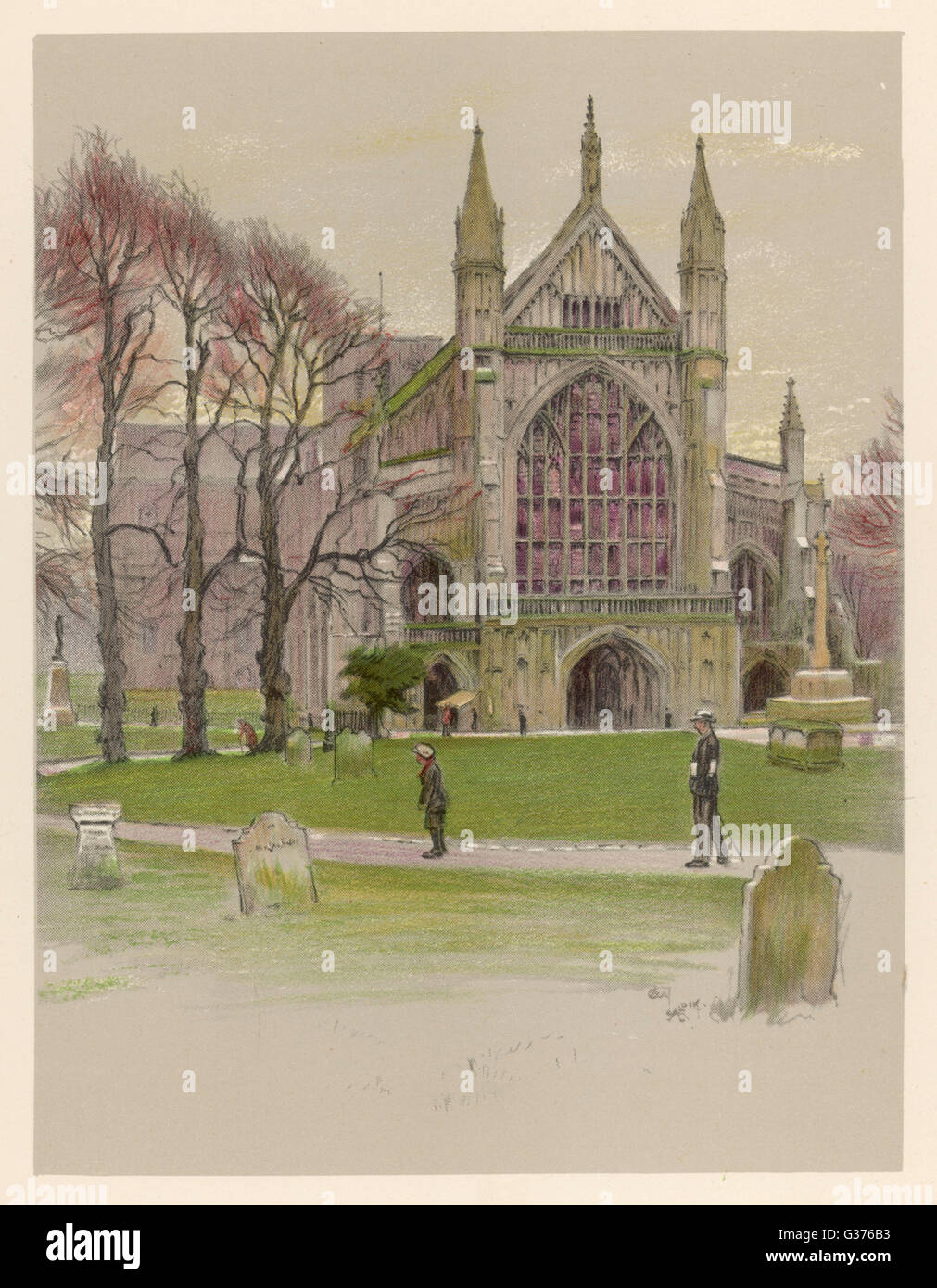 Winchester cathedral window hi-res stock photography and images - Alamy