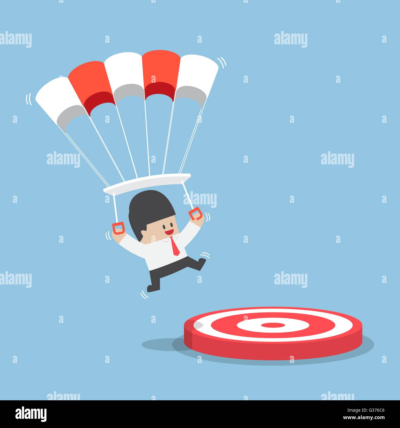 Parachute vector vectors hi-res stock photography and images - Alamy