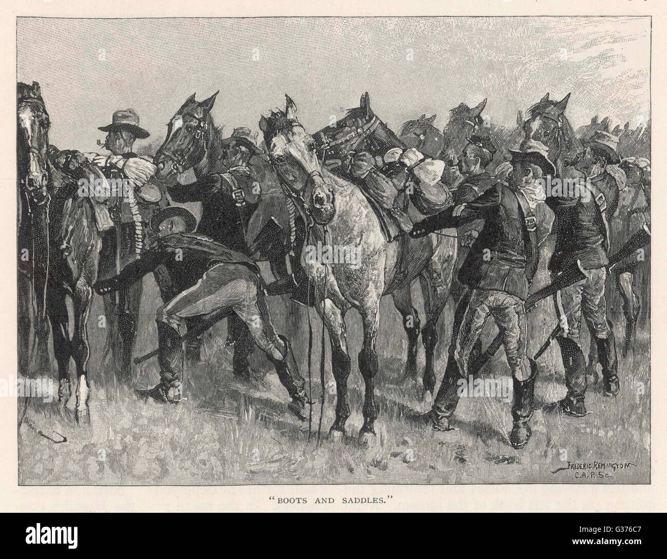 Native cavalry hi-res stock photography and images - Alamy