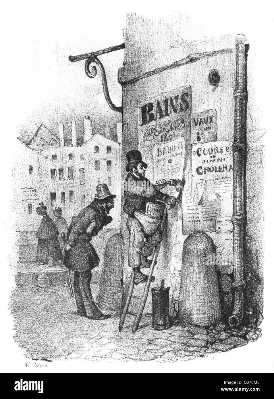 French advertising poster Cut Out Stock Images & Pictures - Alamy