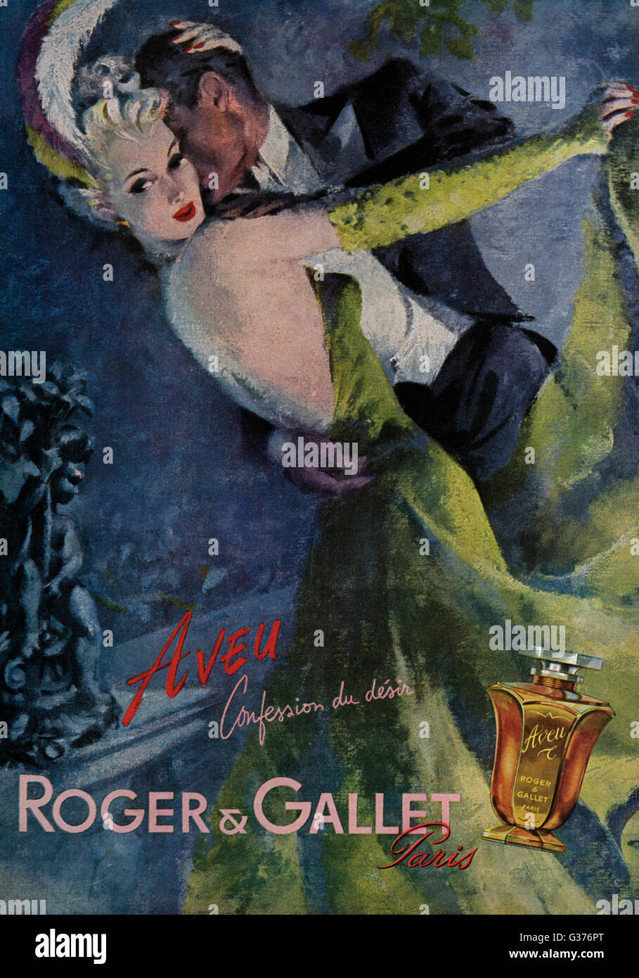 Perfume advert 1940s hi-res stock photography and images - Alamy