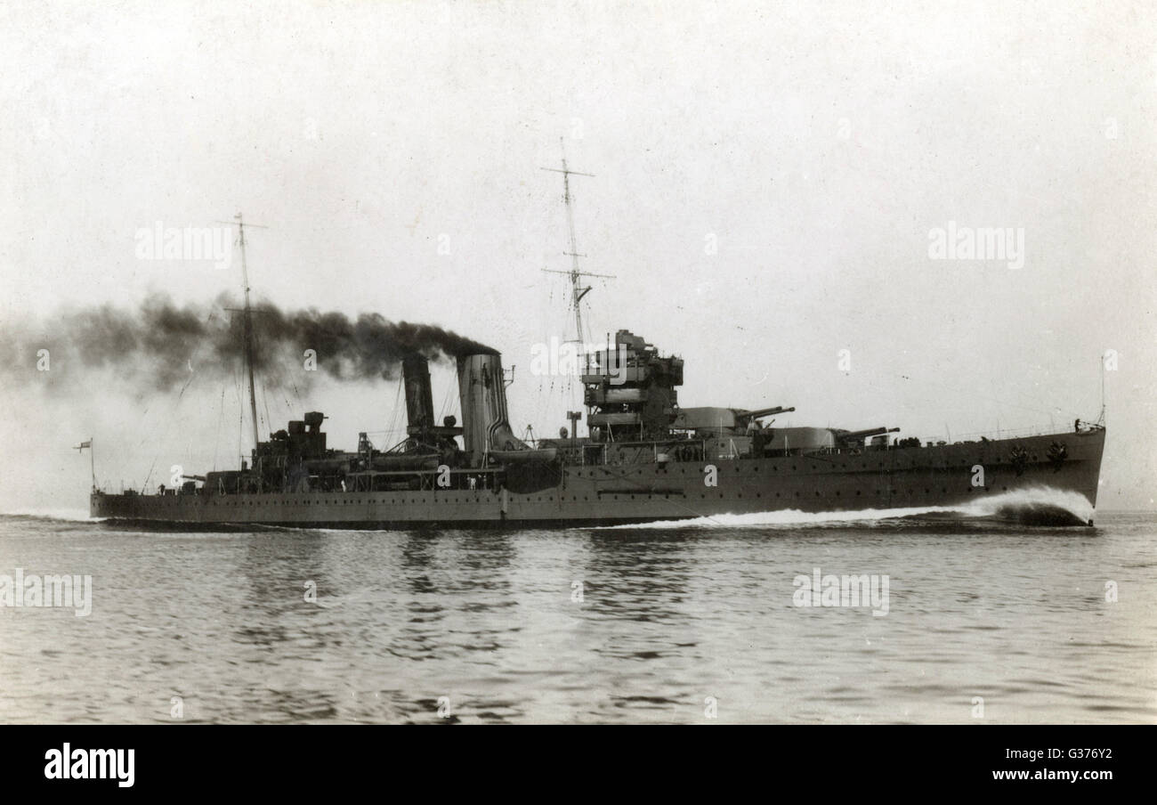 HMS York, York class cruiser Stock Photo - Alamy