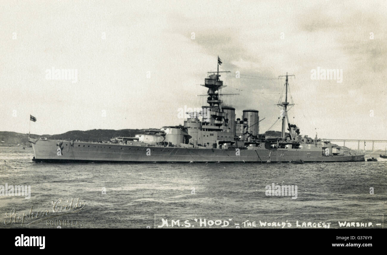 Hms hood battlecruiser hi-res stock photography and images - Alamy