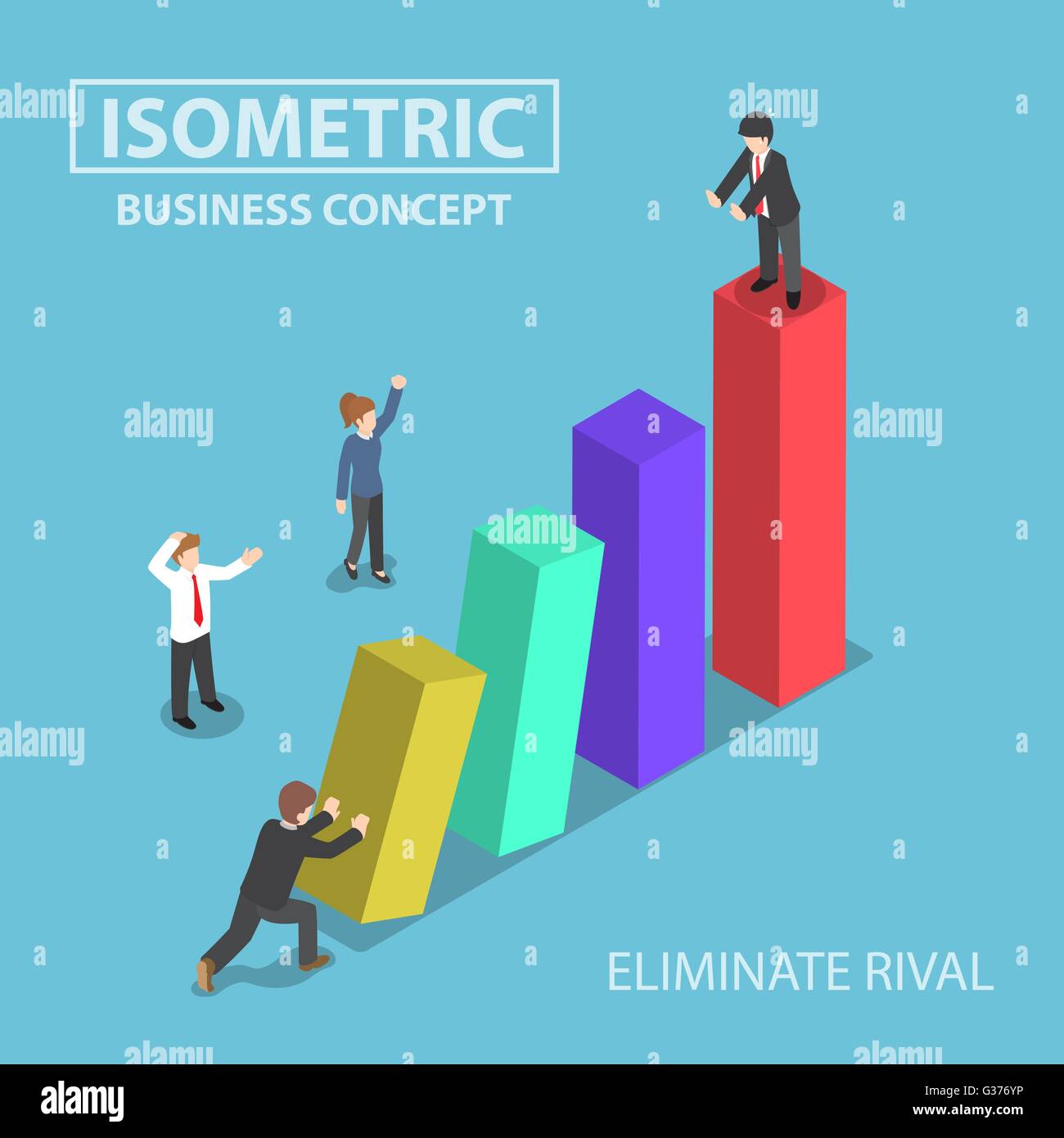 Isometric graph hi-res stock photography and images - Alamy