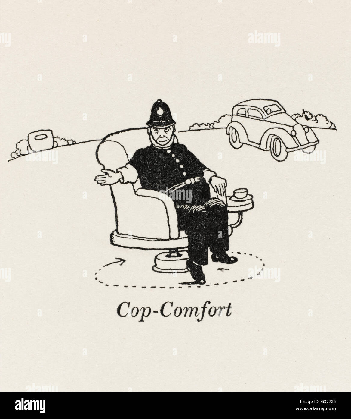 Cop Comfort - W Heath Robinson Stock Photo - Alamy