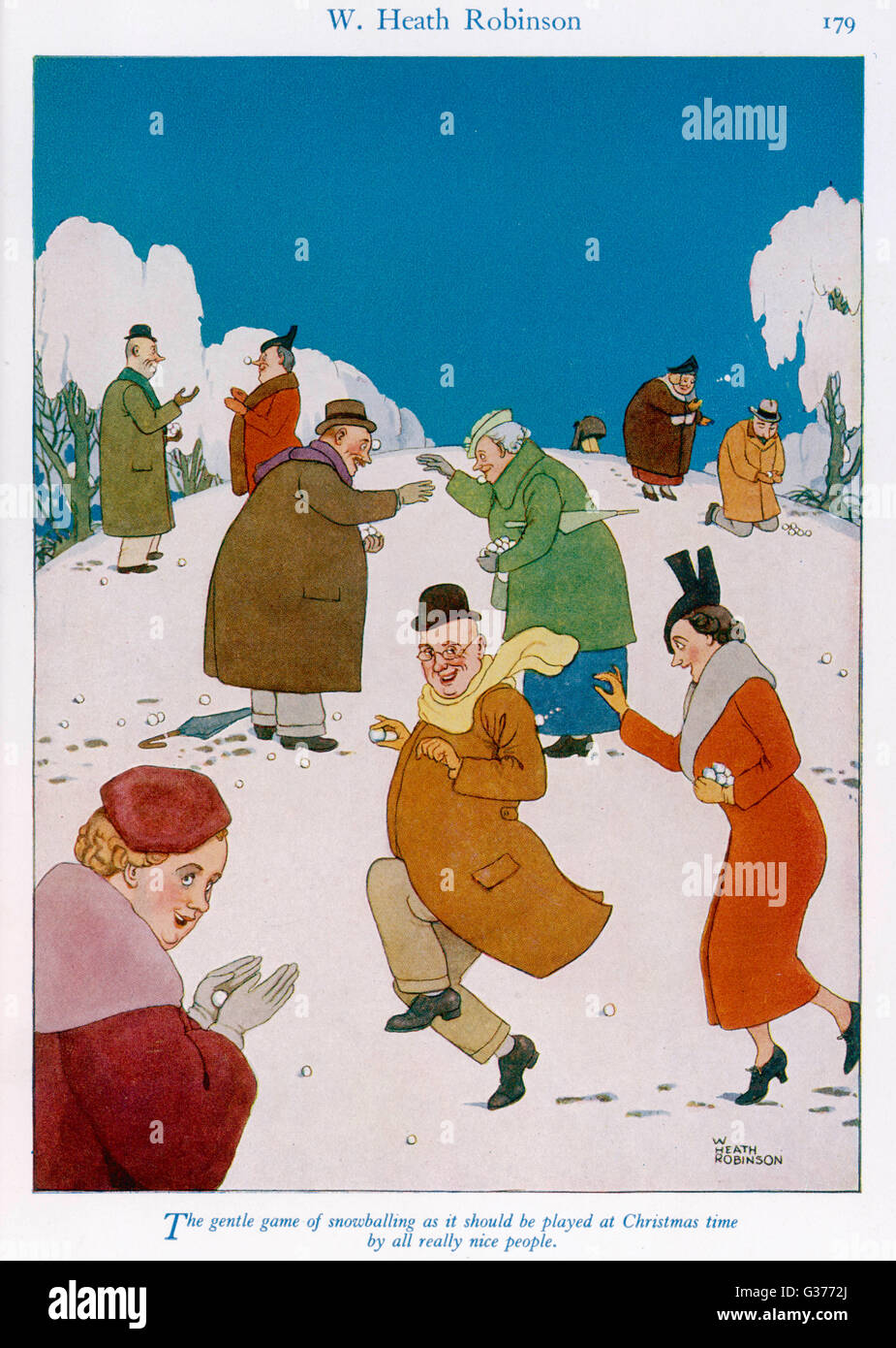 The Right Spirit by William Heath Robinson Stock Photo - Alamy