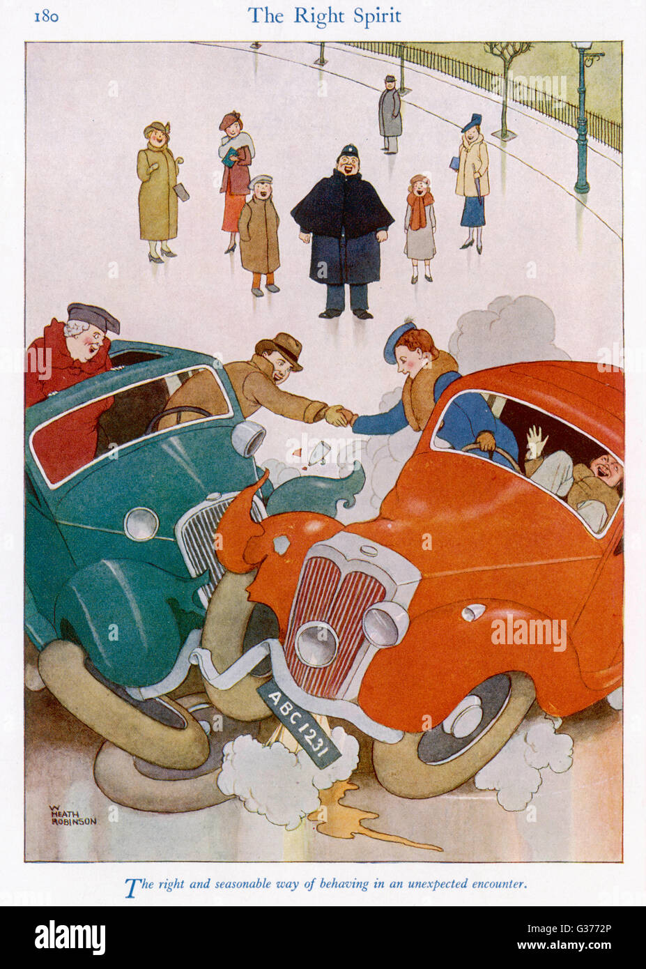 The Right Spirit by William Heath Robinson Stock Photo - Alamy