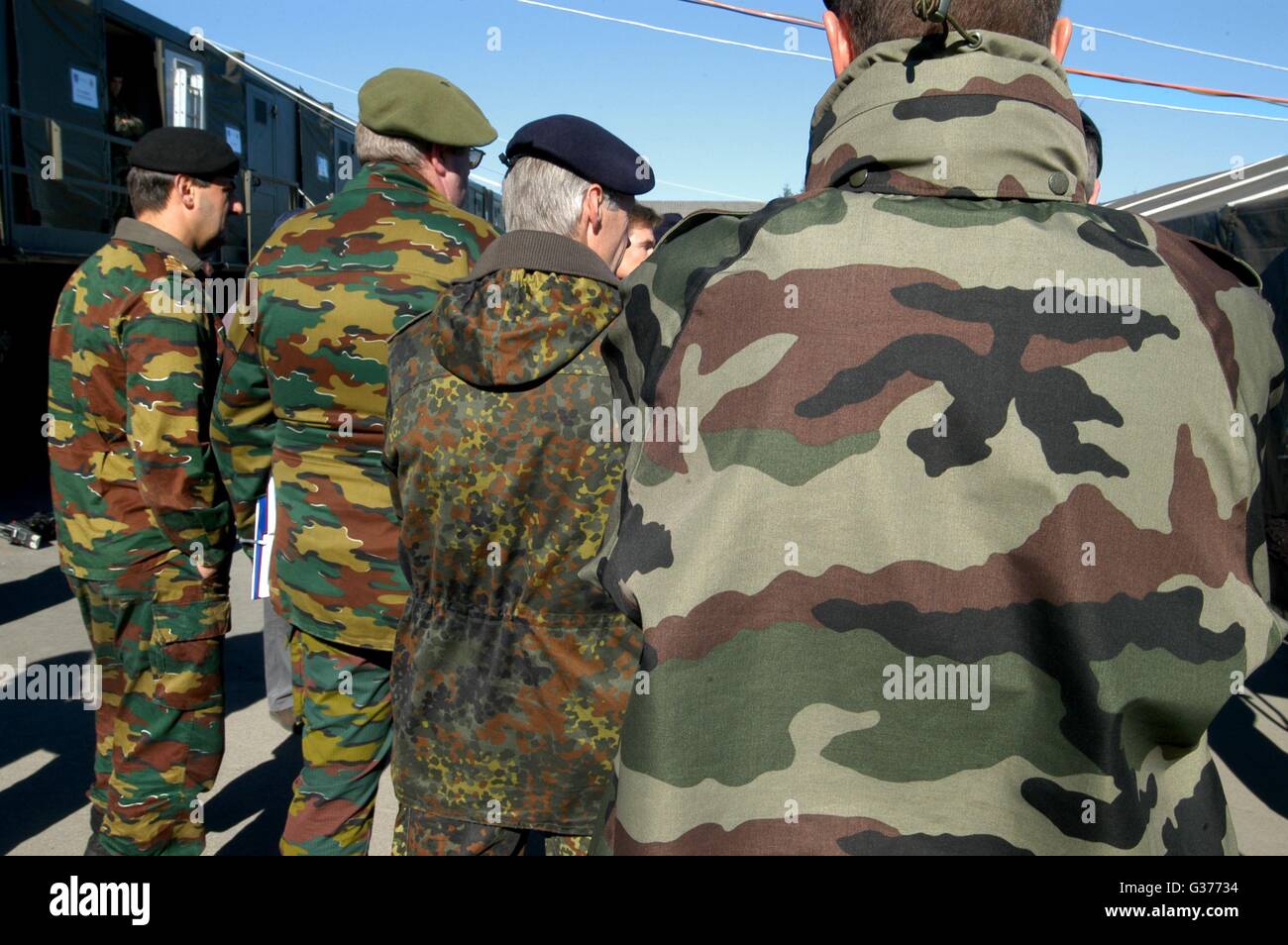 Eurocorps, European multinational army corps, Belgian, German and ...