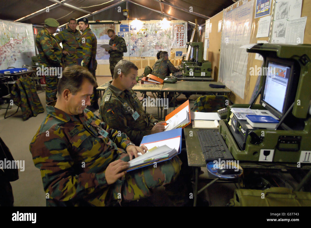 Eurocorps, European multinational army corps, Belgian and German ...