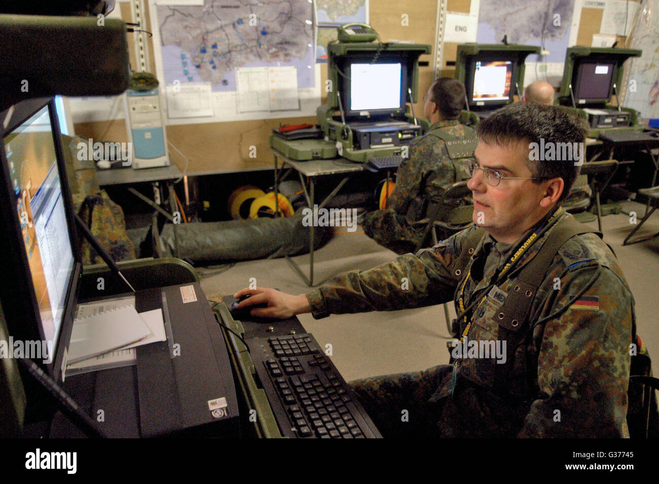 Eurocorps, European multinational army corps, German officers in the ...