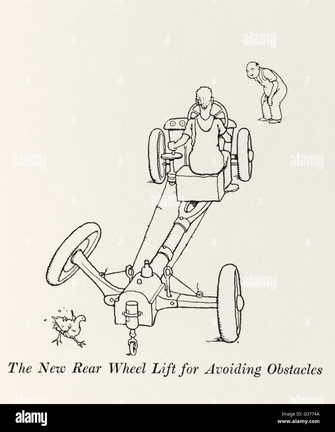 The new wheel lift for avoiding obstacles Stock Photo - Alamy