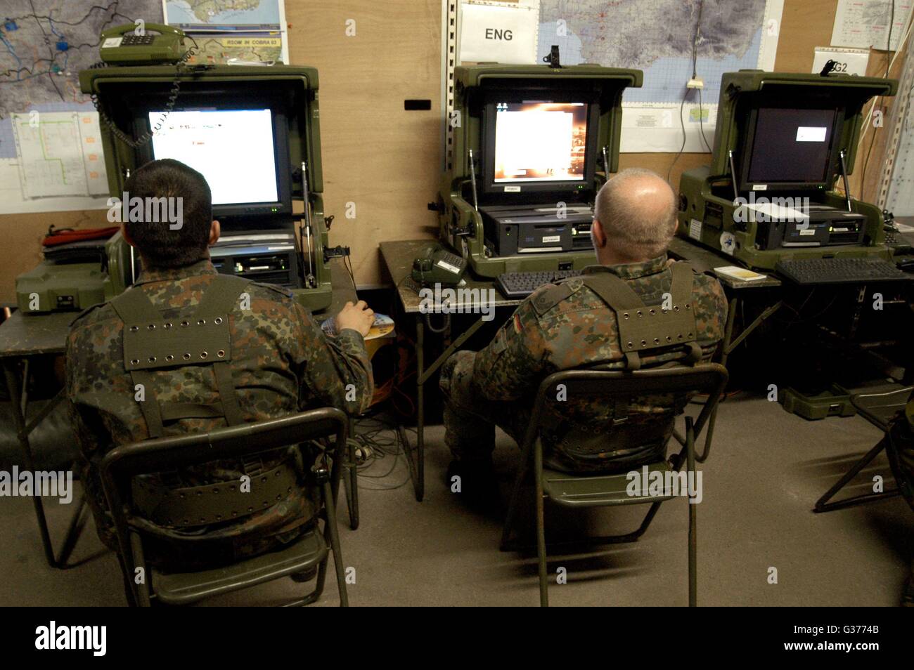 Eurocorps, European multinational army corps, German officers in the ...