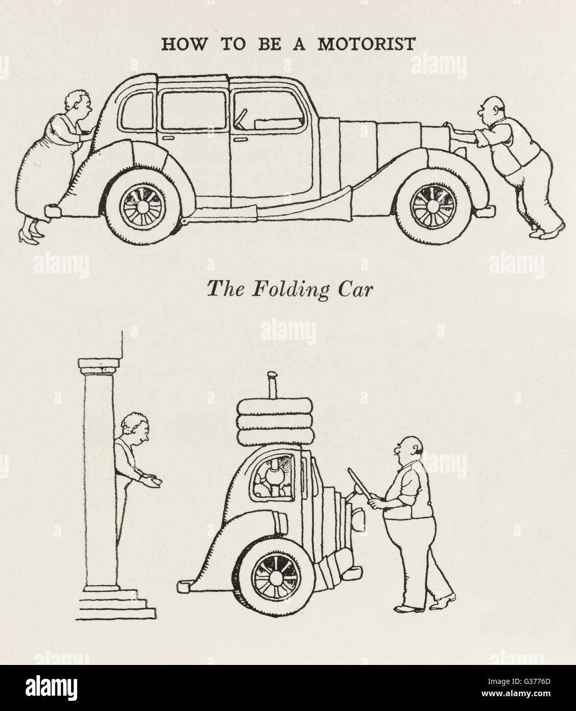 Folding car - W H Robinson Stock Photo - Alamy