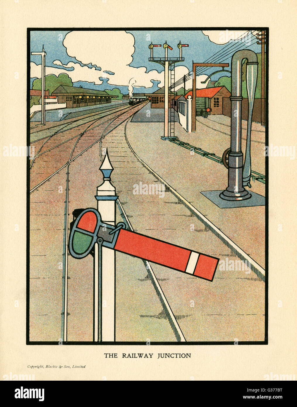 British railway semaphore signals hi-res stock photography and images ...