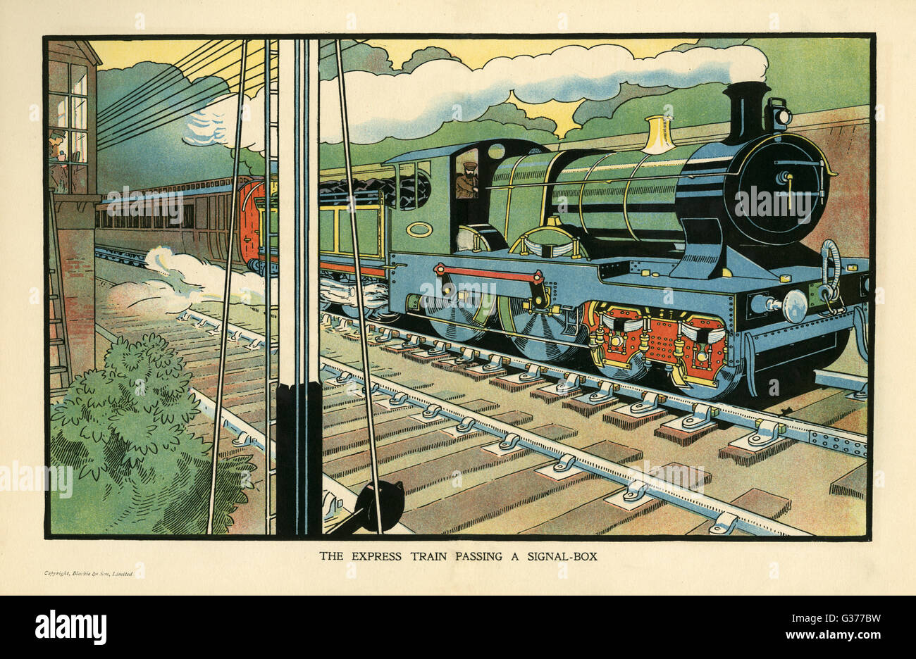 Steam train engine passes hi-res stock photography and images - Alamy