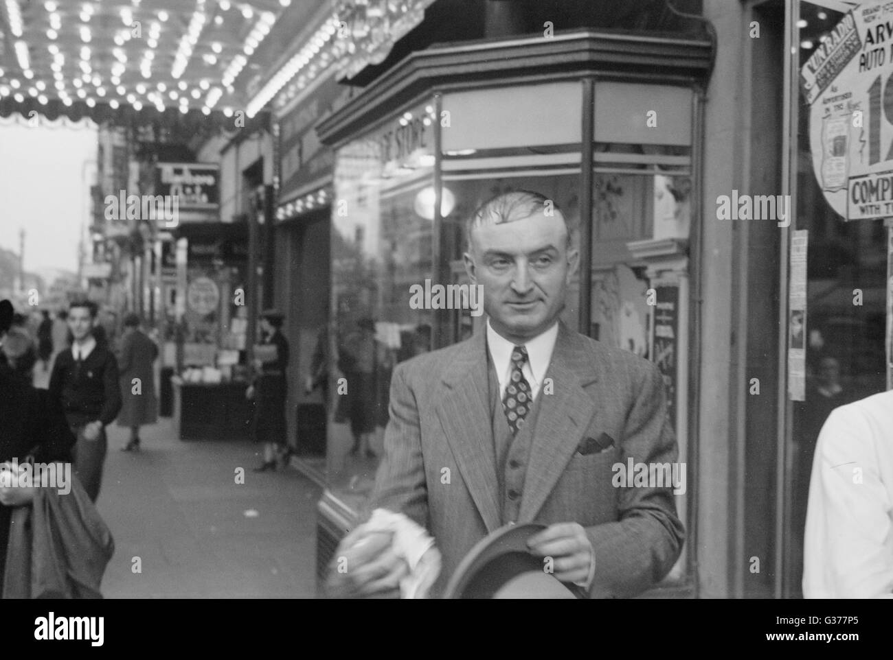 Man on the street, Washington, D.C Stock Photo - Alamy