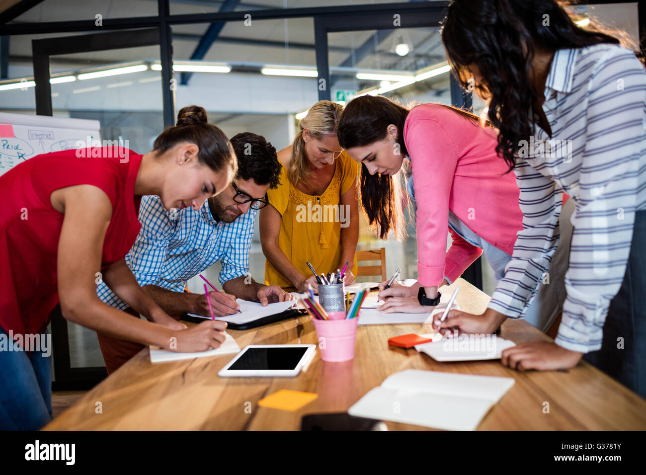 Creative team writing hi-res stock photography and images - Alamy