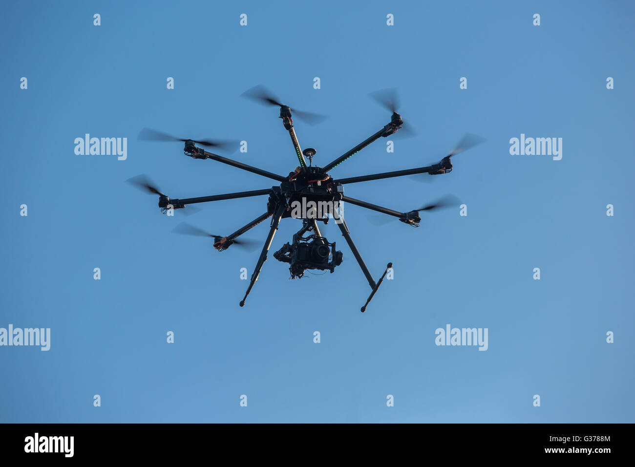 drone, UAV , Multirotor Photography Helicopter Stock Photo - Alamy