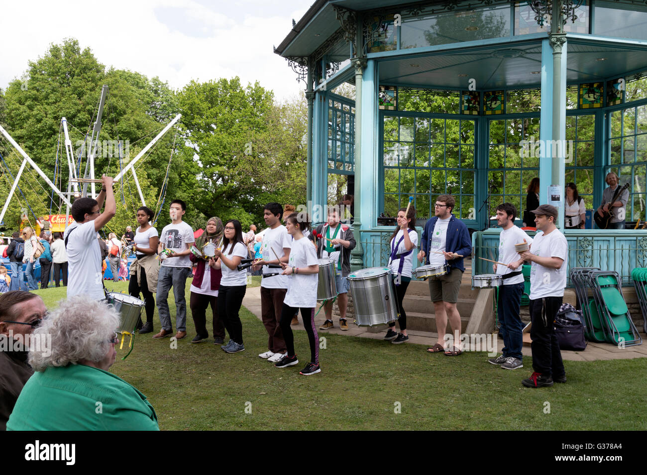 Weston park bandstand hi-res stock photography and images - Alamy