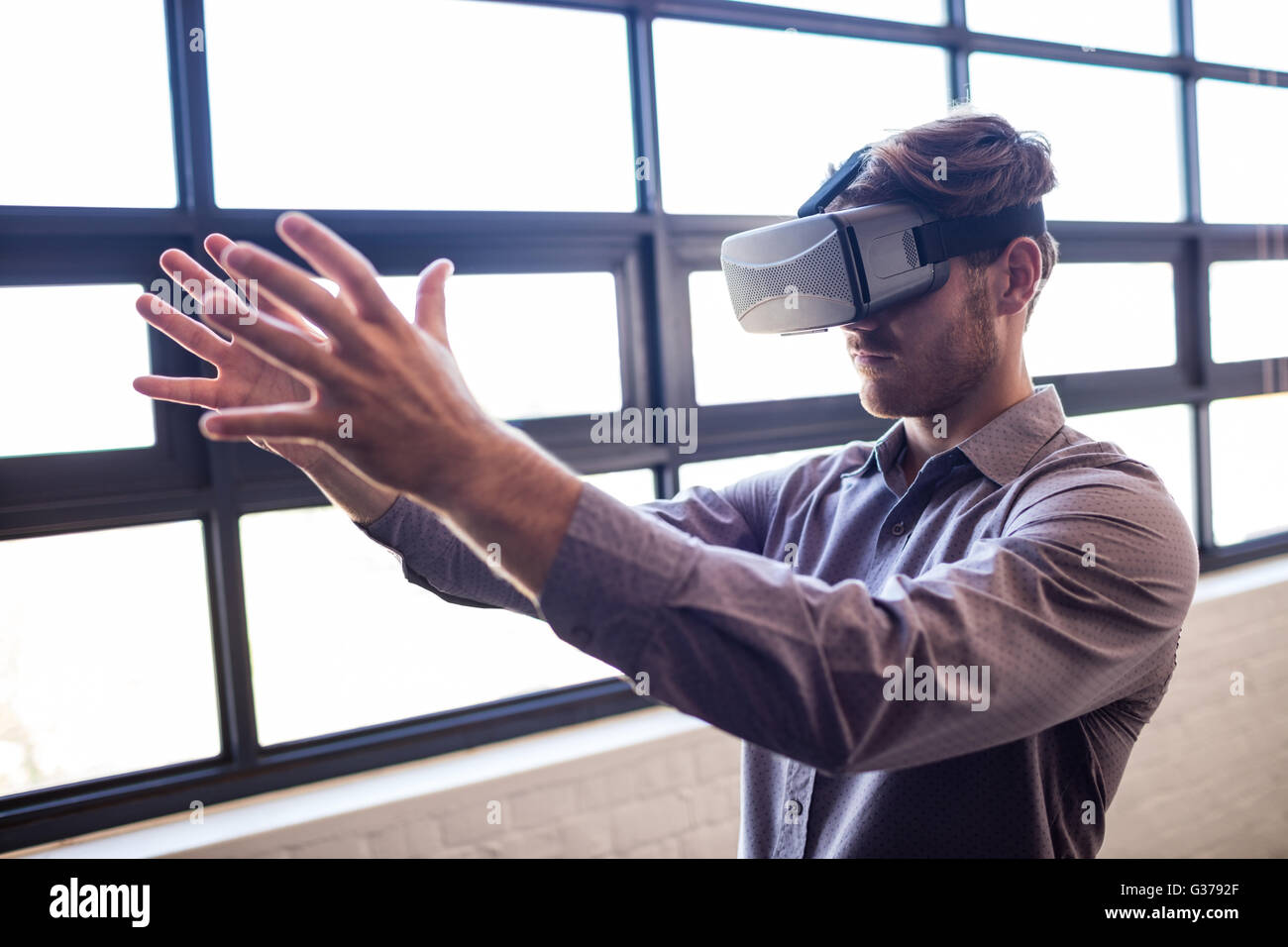 Virtual gestures hi-res stock photography and images - Alamy