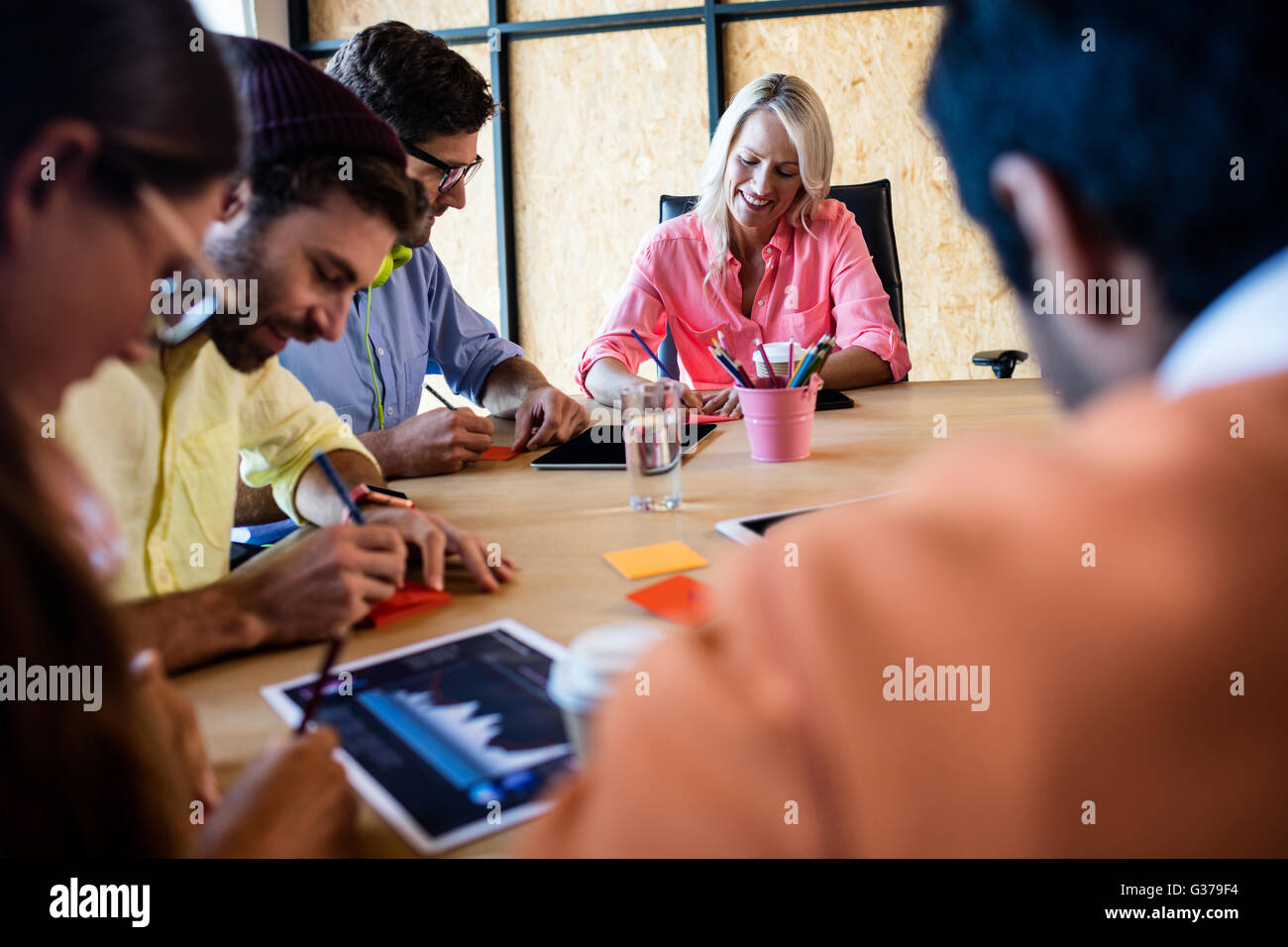 Designers tablet working together hi-res stock photography and images ...